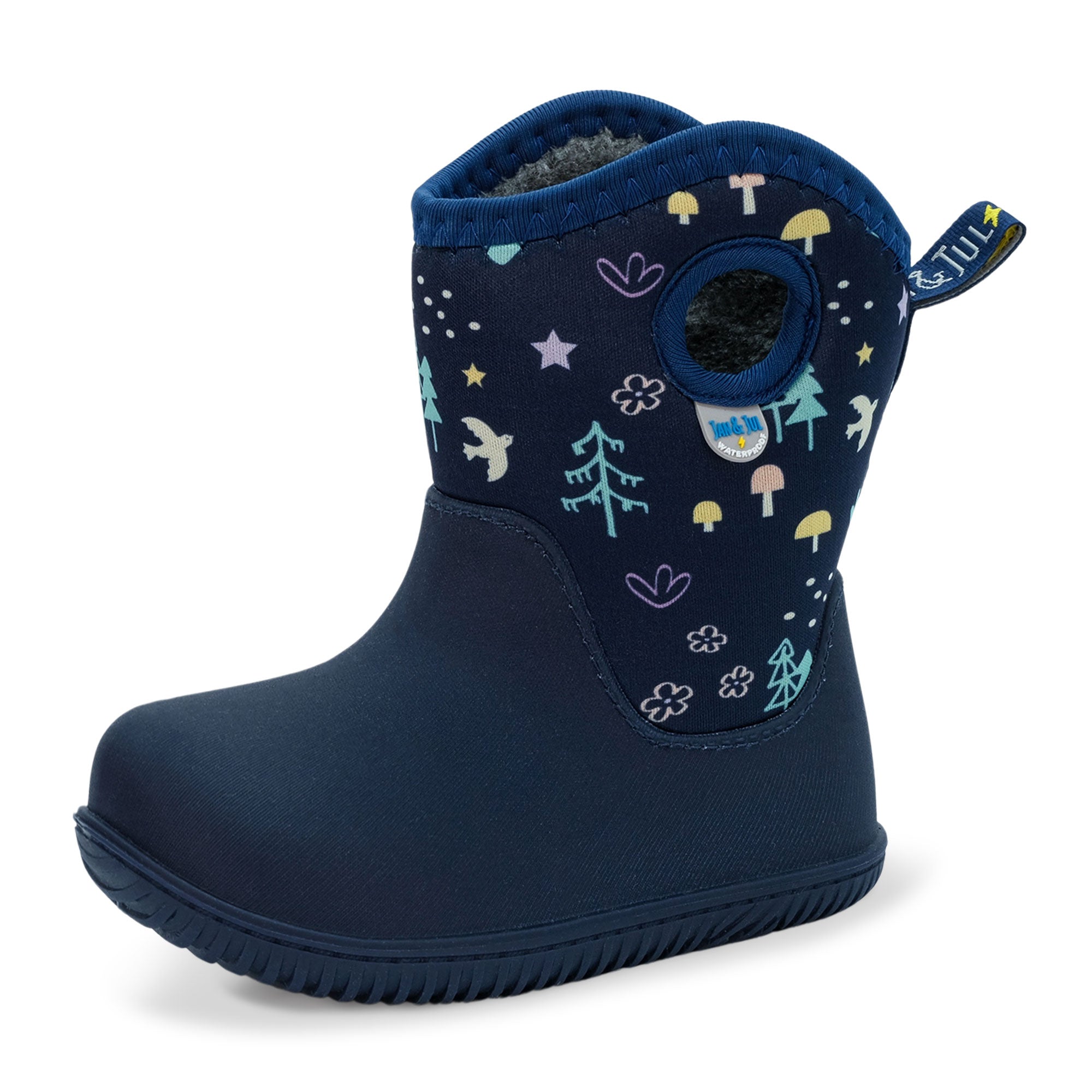 Lite Winter Boots - Navy Forest – Beansprouts